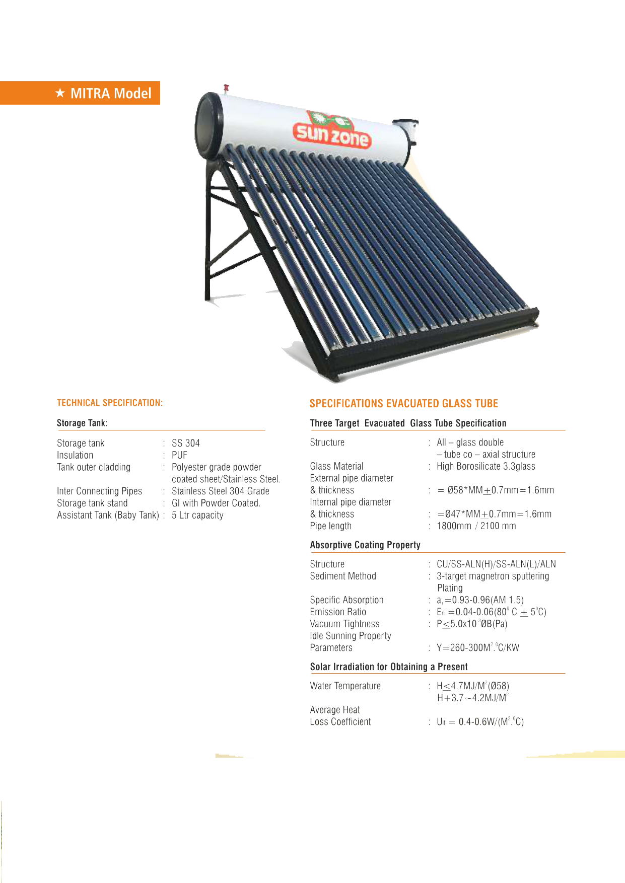 Mitra – Sun zone